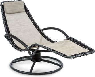 Blumfeldt The Chiller - Chaise Longue à Bascule, Construction Stable, Anti-basculement, Surface de Couchage aérée, Facile dentretien, Résistant aux