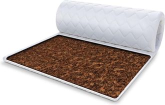 FDM Topper 100x200 cm Matratzenauflage mit kokos Matratzenschoner Kokosfaser H4