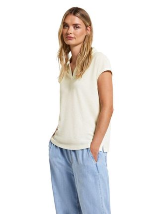 Street One Damen Strick-Look Poloshirt