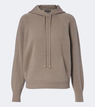 Tom Ford Sweat-shirt &agrave; capuche en laine et cachemire