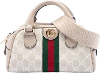 Gucci Sac bandouli&egrave;re Ophidia Pre-owned - Femme - Pre-owned - Beige - Taille: ONE Size