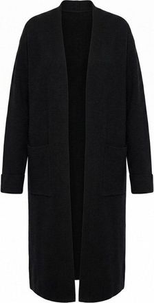 Ulla Popken Strickjacke Long-Strickjacke Oversized ohne Verschluss Langarm