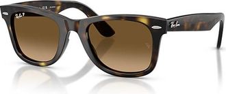 Ray-Ban Wayfarer Ease Sonnenbrillen Havana Fassung Braun Glas Polarisiert 50-22
