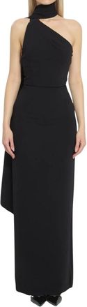 Solace London Femme, Robes, Noir, Taille: 36 FR Demi Maxi Dress