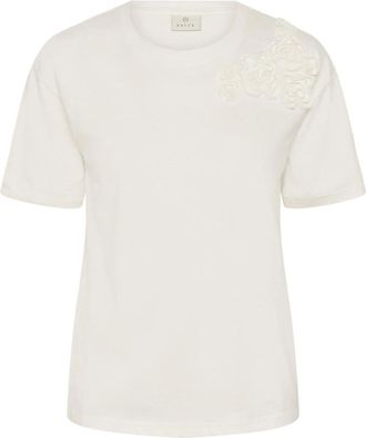 Kaffe Femme, Tops, Blanc, Taille: 38 FR T-Chemises
