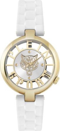 Plein Sport Femme, Accessoires, Blanc, Taille: ONE Size Tiger Luxe 36Mm