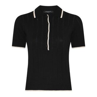 Bruuns Bazaar Polo Shirt - - Tops - Damen - Schwarzk - M