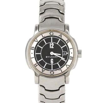 Bulgari Montre vintage doccasion - Femme - Pre-owned - Noir - Taille: ONE Size