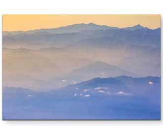 Paul Sinus Art Leinwandbilder | Bilder Leinwand 120x80cm Berge