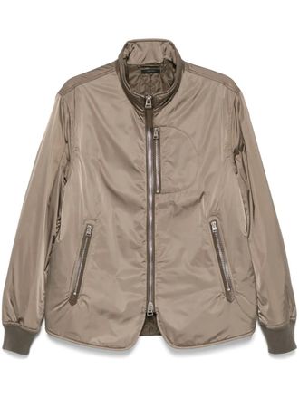 Tom Ford veste à design satiné - Vert