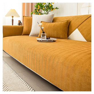 Generic Rutschfester Sofabezug, 70 x 180 cm, Fischgr&auml;tenmuster, Chenille-Sofabezug, 1/2/3/4-Sitzer, f&uuml;r M&ouml;belschutz im Wohnzimmer, Anbausofa (waschbar)