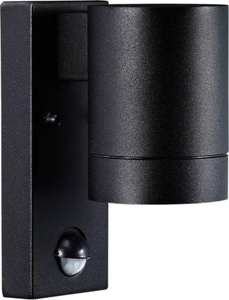 Nordlux Applique murale tin Maxi Sensor Métal Noir, H.16 - IP54 - GU10 / Extérieur