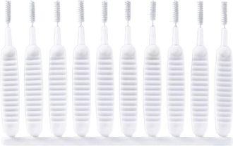 Generic Reinigungsb&uuml;rste f&uuml;r Duschloch, gegen Verstopfen, 10 St&uuml;ck, Reinigungsb&uuml;rste f&uuml;r Duschkopf, Reinigungswerkzeug f&uuml;r Badezimmer, f&uuml;r Wasserhahn, kleine 
