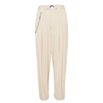 High Hose - - Trousers - Damen - Beige - S