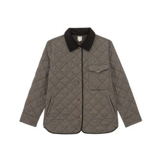 Ines De La Fressange Milady Karierter Jacke - - Jackets - Damen - Schwarzk - XL