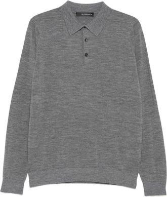 Jeordie's Langärmeliges Poloshirt - Grau
