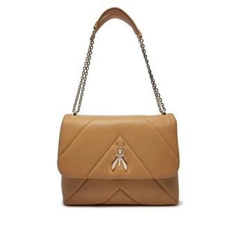Patrizia Pepe Sac bandouli&egrave;re rembourr&eacute; Fly - Femme - Sacs - Beige - Taille: ONE Size