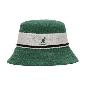 Kangol Gestreifter Fischerhut Torfgr&uuml;n - - Accessories - Herren - Gr&uuml;n - S