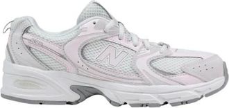 New Balance Femme, Chaussures, Gris, Taille: 40 EU Baskets &agrave; lacets en cuir et caoutchouc