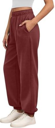 Generic Pantalon de Jogging Taille Haute pour Femme, Pantalon de Jogging Ample Y2k avec Poches, Pantalon de Sport dhiver et dautomne pour entra&icirc;nement n20