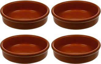 Cosy & Trendy COSY TRENDY Creme Brulee Schaaltje Set 4 D12 cm Terracotta