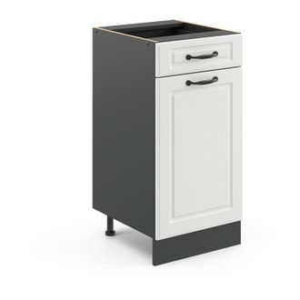 Vicco Meuble cuisine R-Line, Blanc campagne, 40 cm sans plan de travail Vicco