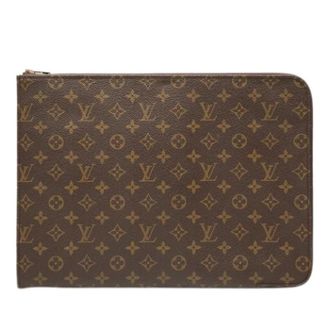 Louis Vuitton Pre-owned Monogram Canvas Clutch - - Pre-owned - Damen - Braun - ONE SIZE