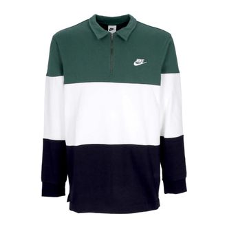Nike Homme, Tops, Multicolore, Taille: XL Polo à manches longues bicolore