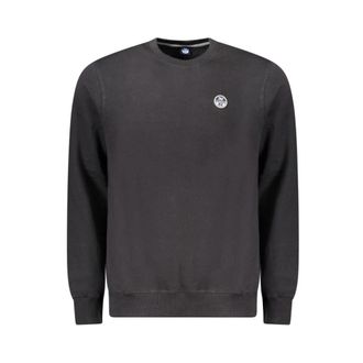 North Sails Schwarzer Baumwoll Herren Pullover - - Sweatshirts & Hoodies - Herren - Schwarzk - M