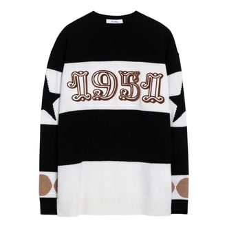 Max Mara Femme, Pulls, Noir, Taille: 42 FR Haut Col Rond