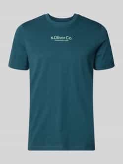 s.Oliver Red Label Regular Fit T-Shirt aus reiner Baumwolle