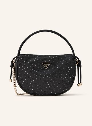 Guess Umh&auml;ngetasche Elsie Mit Schmucksteinen schwarz