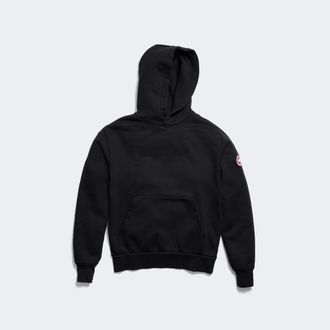 Canada Goose Tobermory Hoodie aus schwerem Baumwollfleece (M&auml;nnlich, Black, L)
