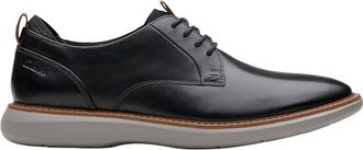 Clarks Homme Brantin Plain, Cuir Noir, 42.5 EU