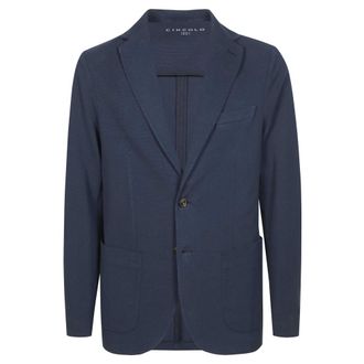 Circolo 1901 Homme, Vestes, Bleu, Taille: M Giacca Monopetto Oxford