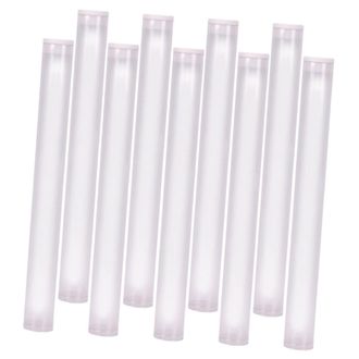 Aboofan 9 St&uuml;ck Teiliges Acryl r&auml;ucherst&auml;bchen aufbewahrungsset mit Transparenten R&ouml;hrchen und Staubdichtem Verschluss Leichter Kompakter Beh&auml;lter f&uuml;r Tragbar