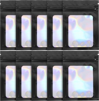 Milisten 100st&uuml;cke Schmuckbeutel Aus Kunststoff Mit Selbstverschluss Wiederverwendbare Kleine Beutel F&uuml;r Charms Und Perlen Robuste Aufbewahrungsbeutel F&uuml;r Schm