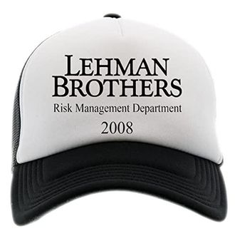Generic Lehman Brothers Risk Management Department Hommes Femmes Unisexe Casquette de Baseball Noir Blanc Men Women Unisex Cap Black White