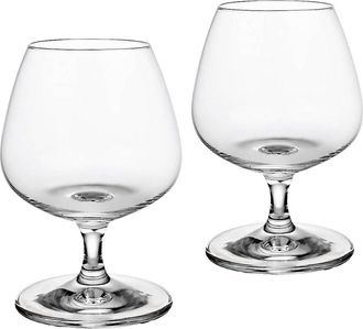 Cristalica Cognacschwenker Cognacglas Schwenker Napoli 390ml Brandy Weinbrand Glas (2er Set)