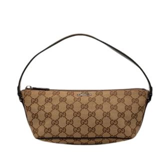 Gucci Pre-owned Canvas Mini Shoulder Bag - - Pre-owned - Damen - Beige - ONE SIZE