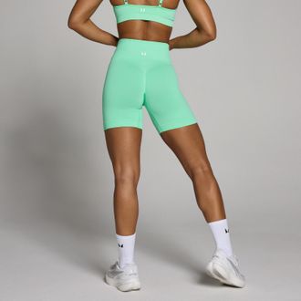 MyProtein MP Damen Tempo Nahtlos Scrunch Shorts - Mintgr&uuml;n - XXL