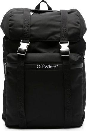 Off-white Homme, Sacs, Noir, Taille: ONE Size Sac &agrave; dos dext&eacute;rieur en nylon