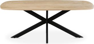 Giga Meubel Esstisch Natur Melamin - 200x100x76cm - Jaimy