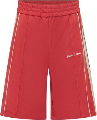 Palm Angels Homme, Sport, Rouge, Taille: M Classic Logo Vintage Track Shorts