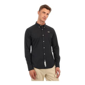 La Martina Slim-Fit Popeline-Hemd - - Shirts - Herren - Schwarzk - M