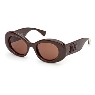 Max Mara Lunettes de soleil Mm0208 - unisex - Accessoires - Brun - Taille: 50 MM