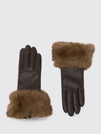 Apparis Gants en similicuir avec d&eacute;tails en fausse fourrure