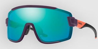 Smith Wildcat Matte Prp/Cinder / Hi Viz +Bl Sonnenbrille chromapop opal mirror