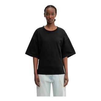 Darkpark Doyle Draped T-shirt - - Tops - Damen - Schwarzk - XS