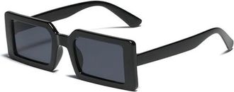 Generic Lunettes De Soleil Carr&eacute;es &Agrave; Petite Monture For Femmes, Sport For Hommes Et, For Lext&eacute;rieur La Conduite(Black)